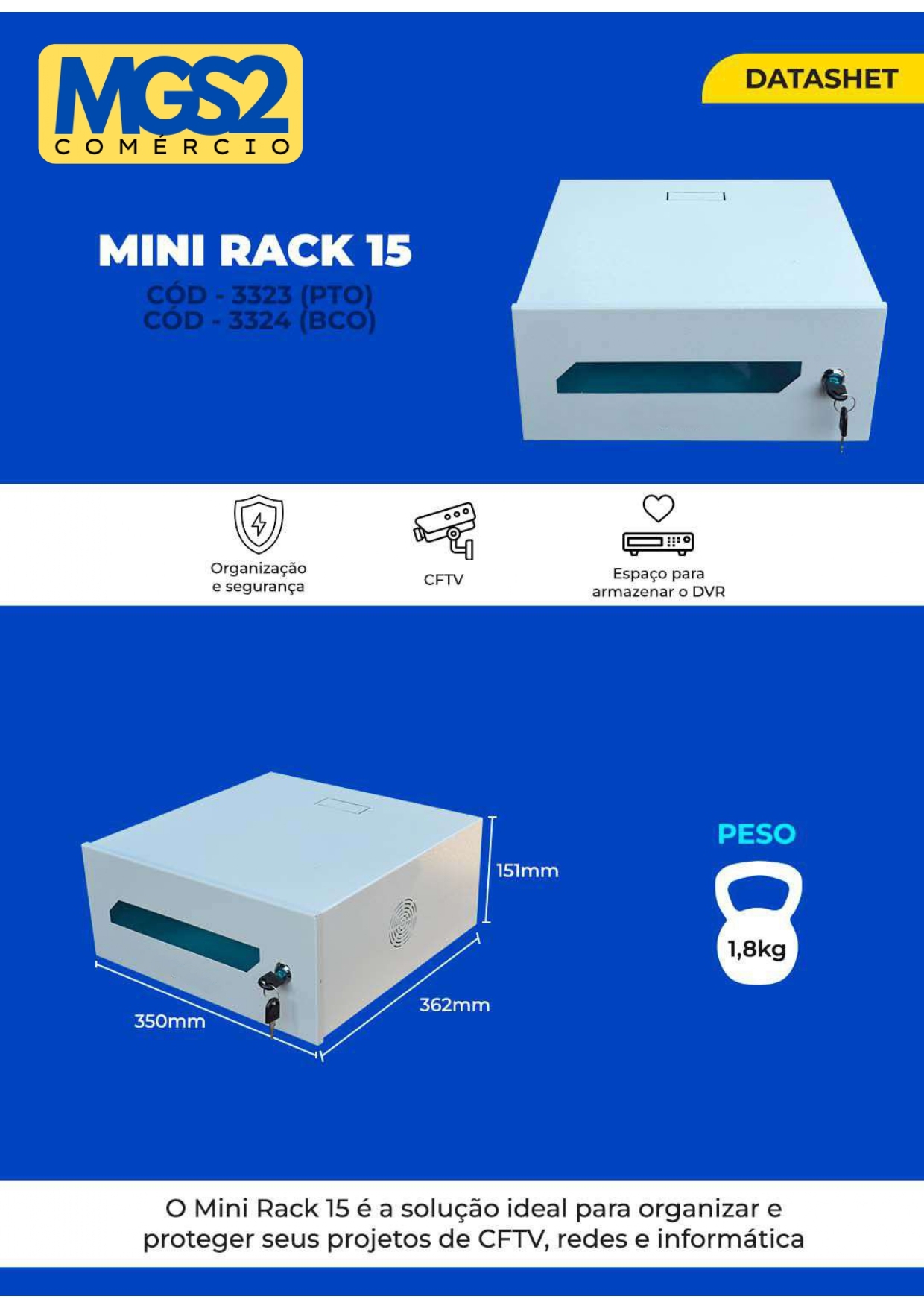 MINI RACK 15 – MGS2 COMERCIO